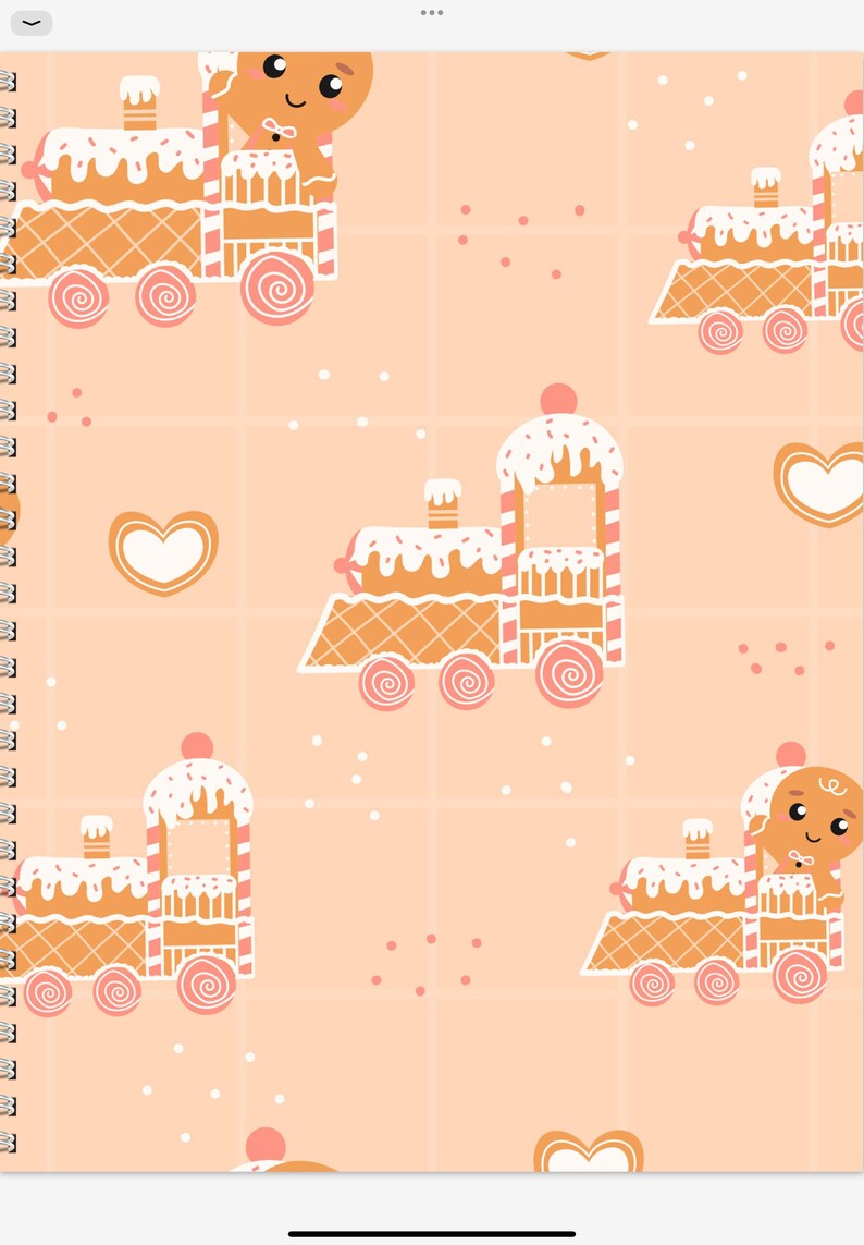 Gingerbread Spiral Paper - Etsy