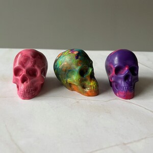 Skulls, Non-toxic 3D Handmade Crayon Sets - Etsy