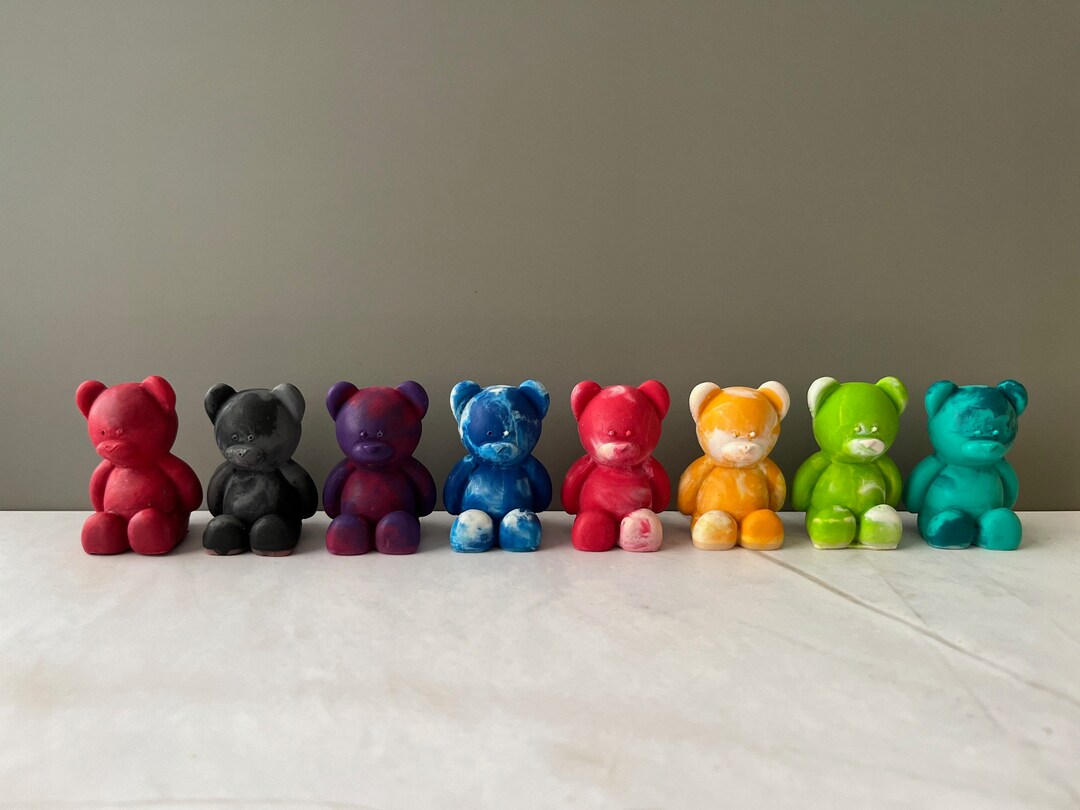 Bears, Non-toxic 3D Handmade Crayon Sets - Etsy
