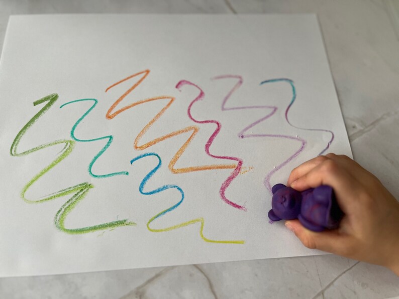 Individually Packaged Non-toxic 3D Handmade Crayons: Bears or Turtles ...