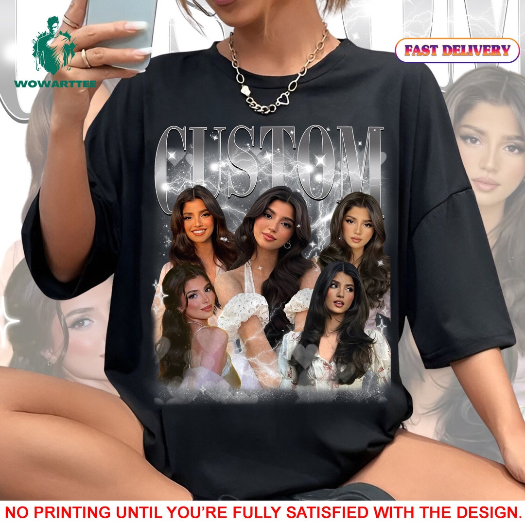 Customized Bootleg Girlfriend Face 90s Retro Vintage Shirt, Shirt With ...