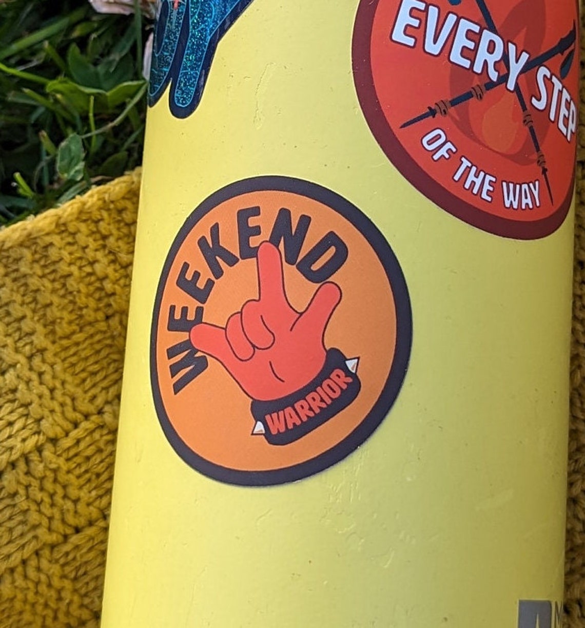 Weekend Warrior Sticker - Hiker and Camping Gift - Etsy
