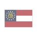 Georgia Flag Sticker Several Sizes - Etsy