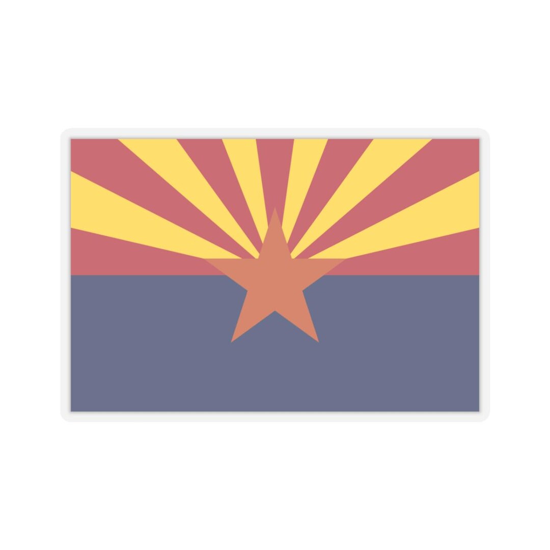 Arizona Flag Sticker Several Sizes - Etsy