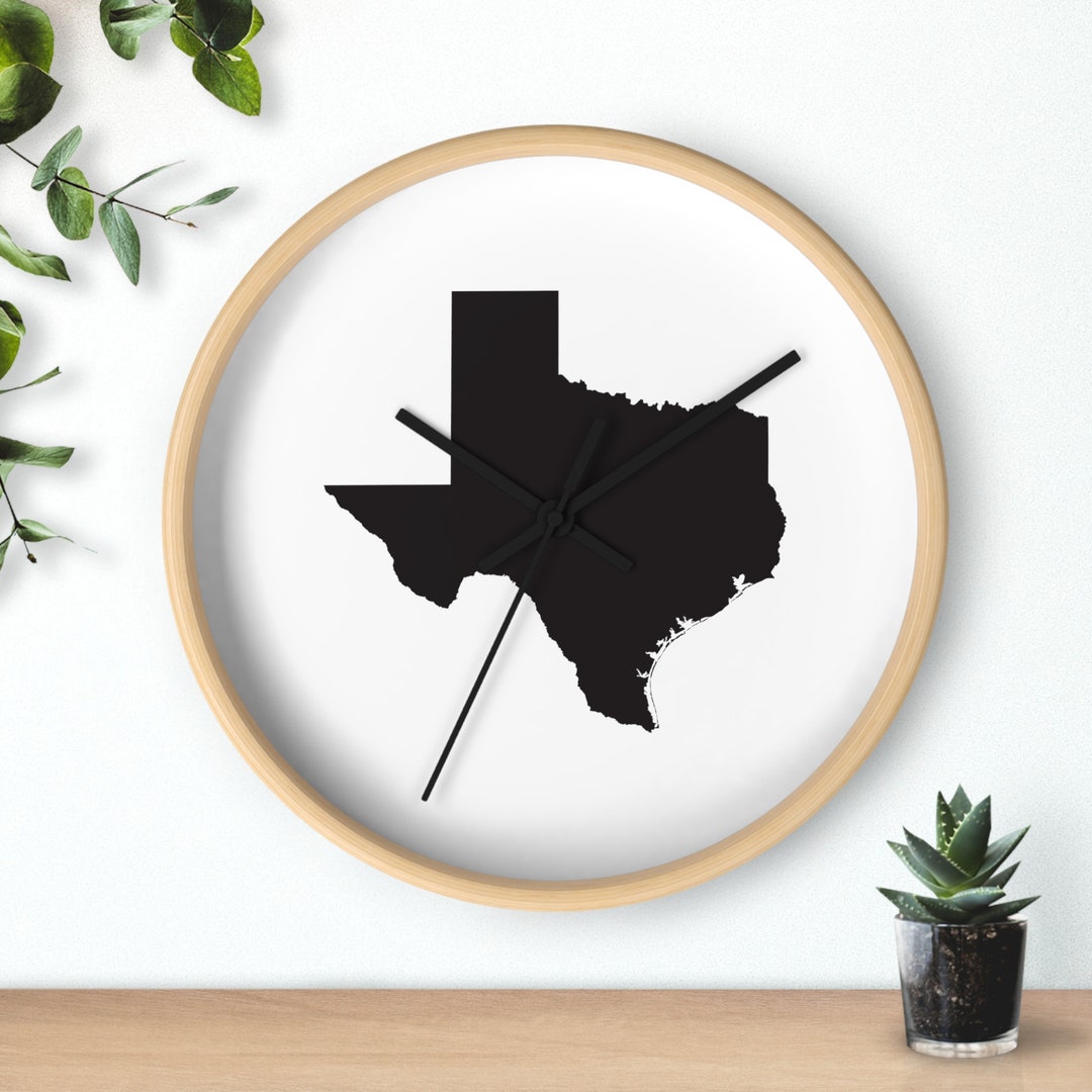 Texas Wall Clock - Etsy
