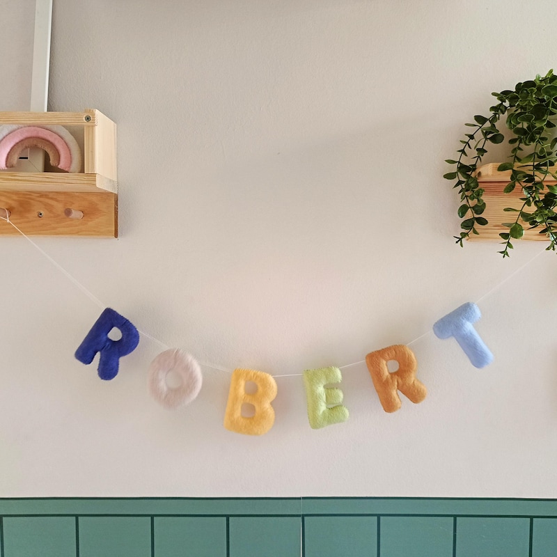 Felt Bunting Name Banner - Etsy