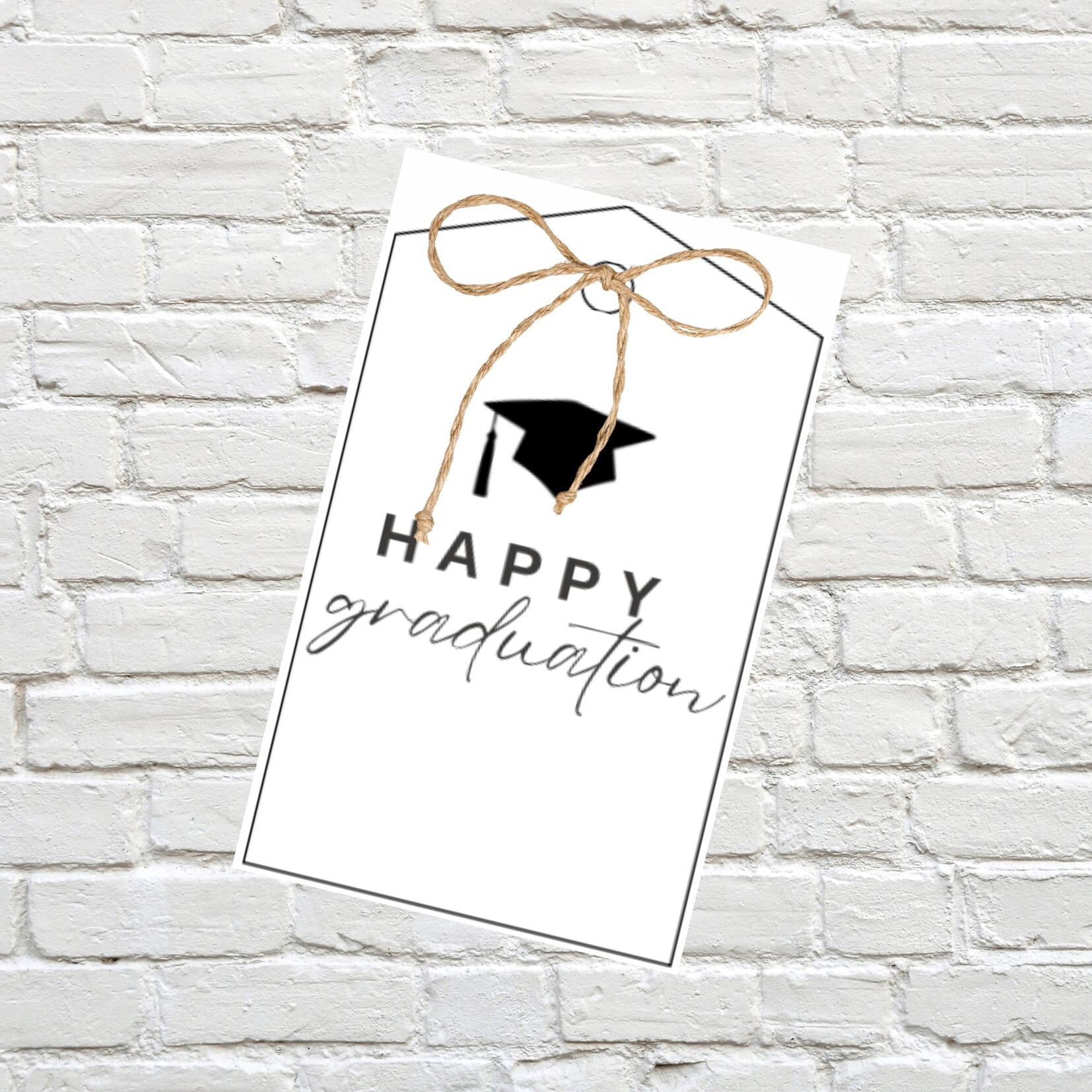 Graduation Gift Tags and Thank You Tags Digital Download - Etsy