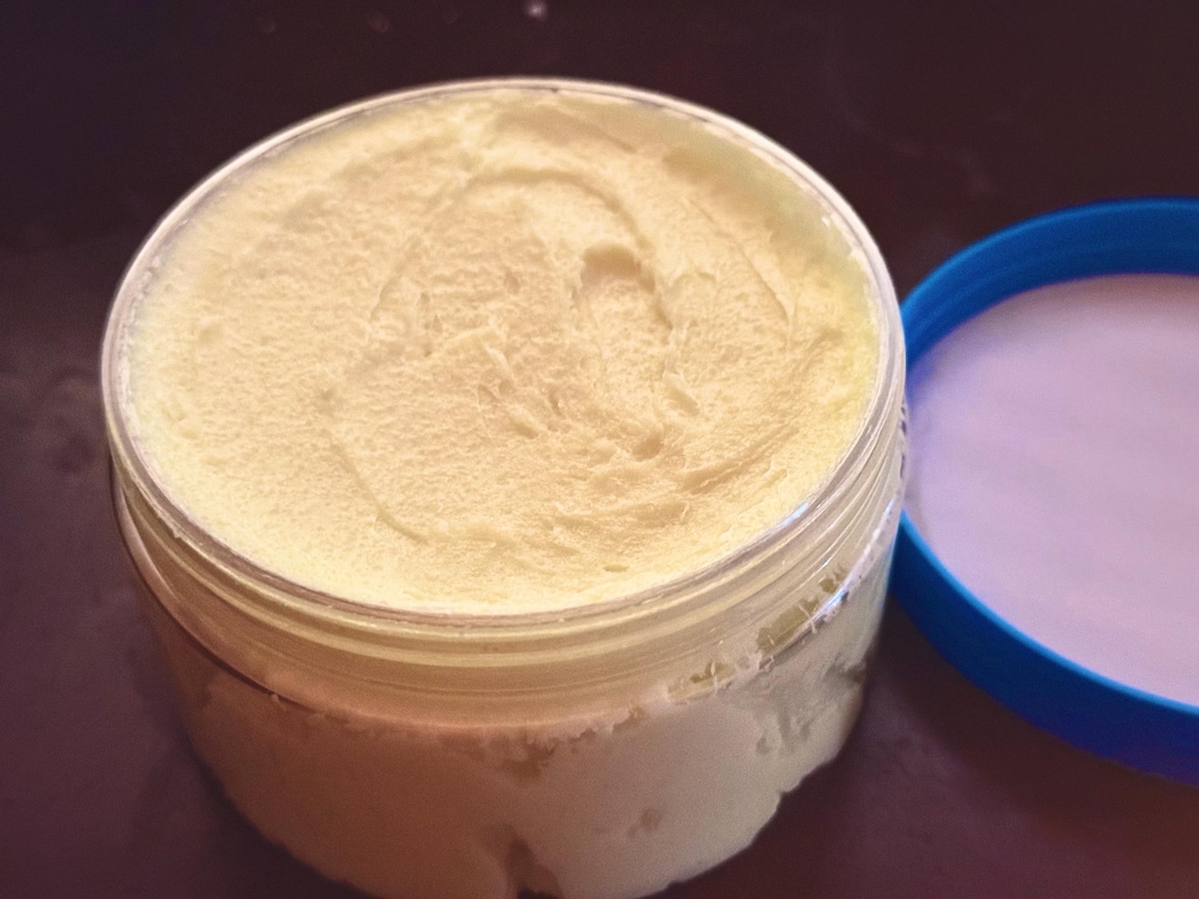 Turmeric Whipped Body Butter: Organic Shea & Cocoa Butter, Sugar Scrub ...