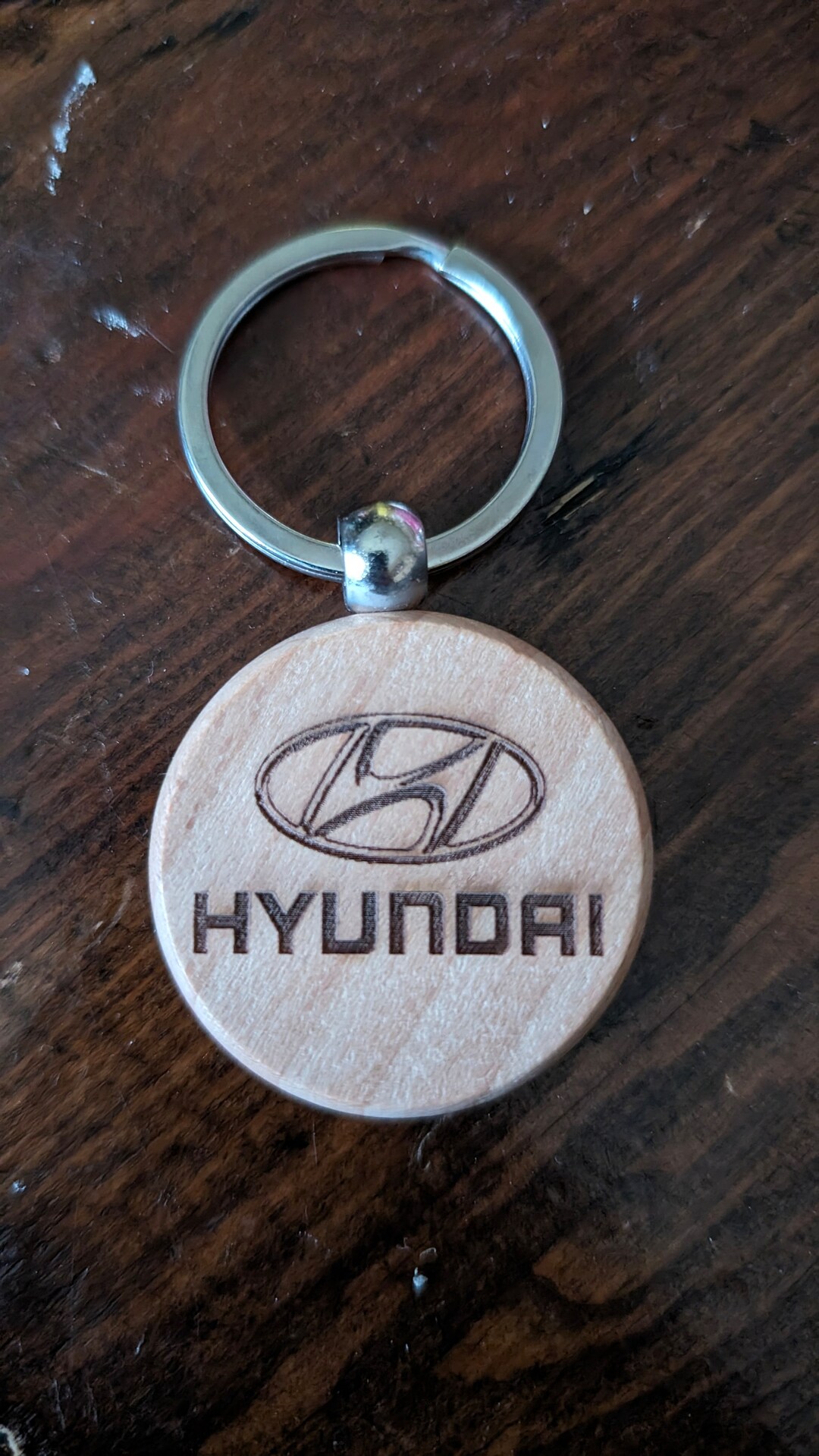 Custom-made Wooden Car Brand Keychain With Engraved Car Model Name on ...