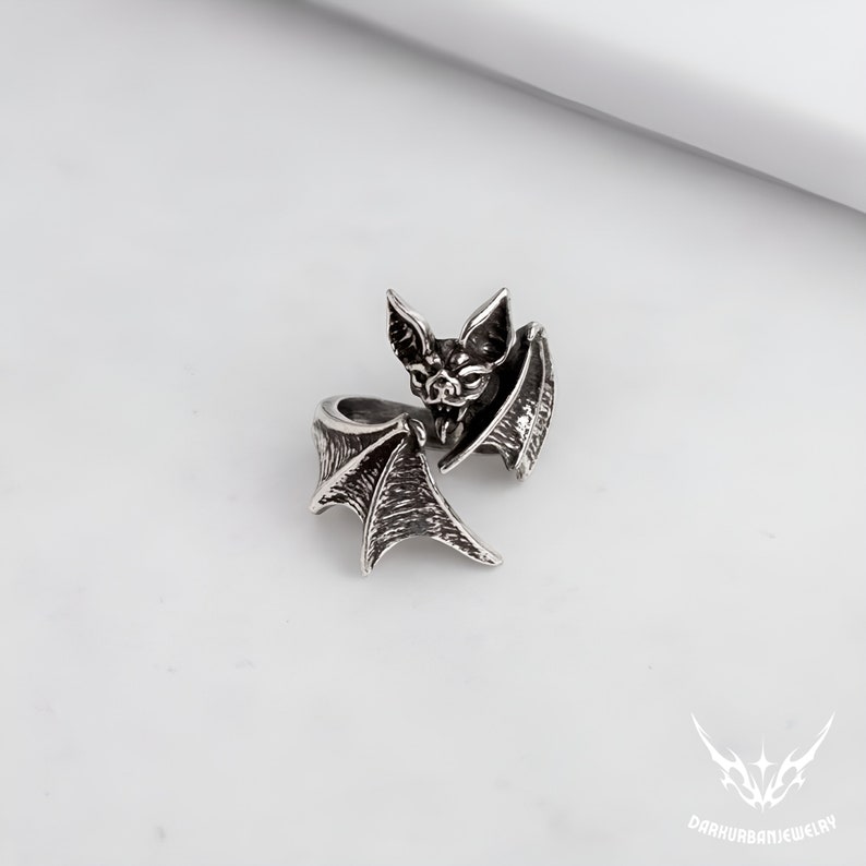 Adjustable Bat Ring Witch Ring Vampire Ring Fantasy Dracula Ring Streetwear Ring Gothic Jewelry ...