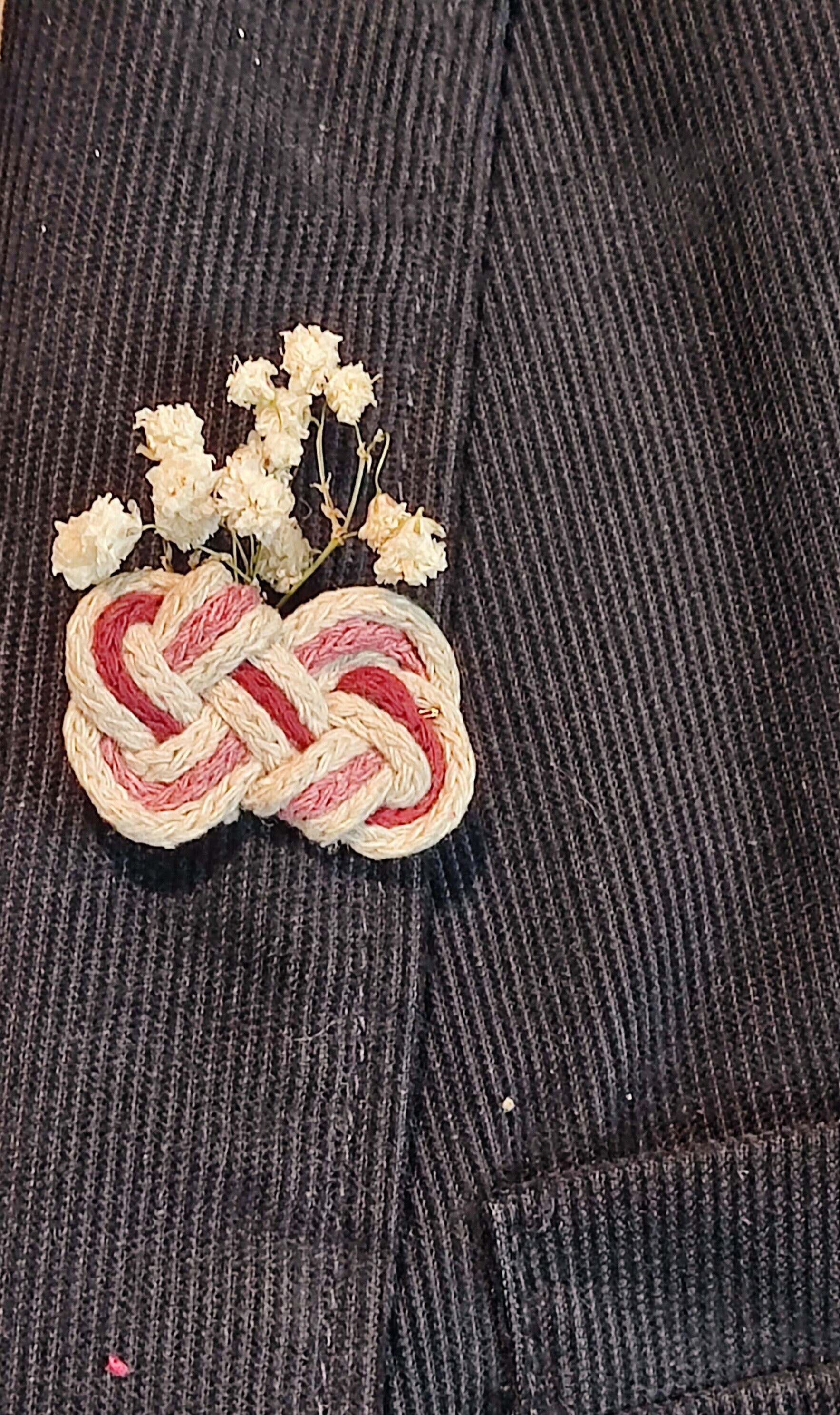 Personalized Celtic Knot Ribbon Handfasting Cord Tied Hands Ritual Love ...