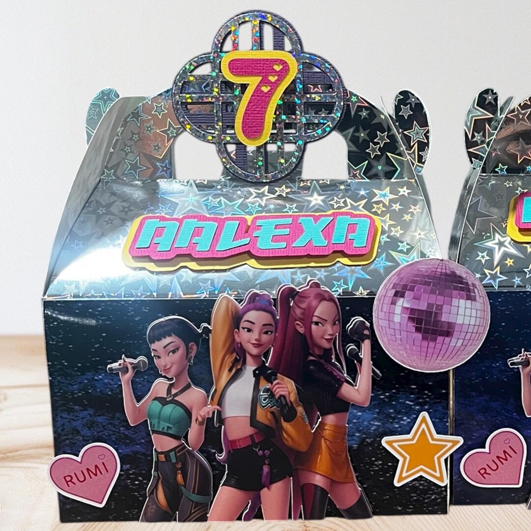 Huntrix POP Singer Party Boxes - Etsy