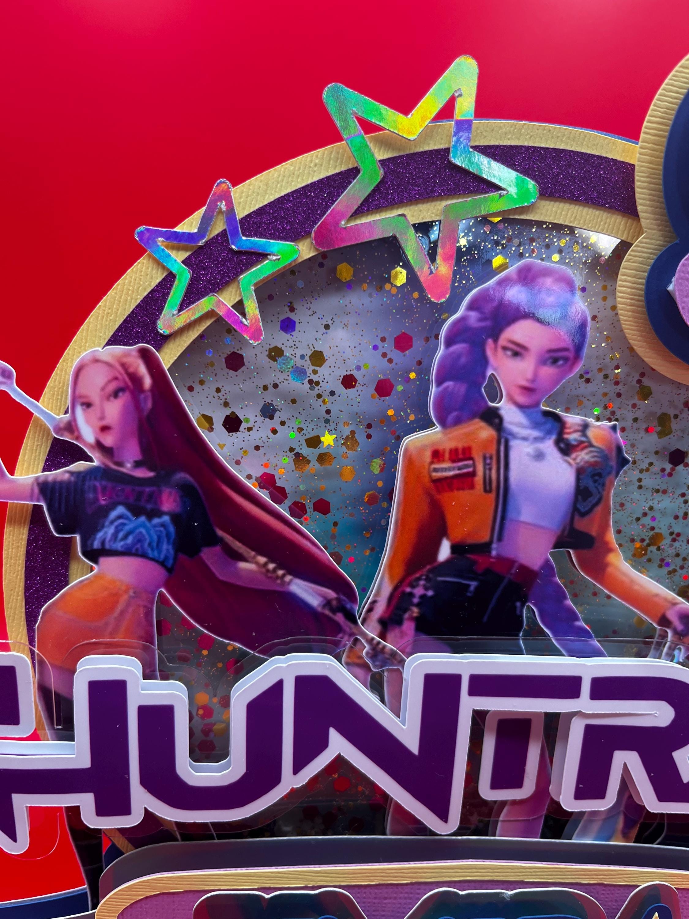 K-pop Demon Hunter -huntrix Cake Topper Shaker - Etsy