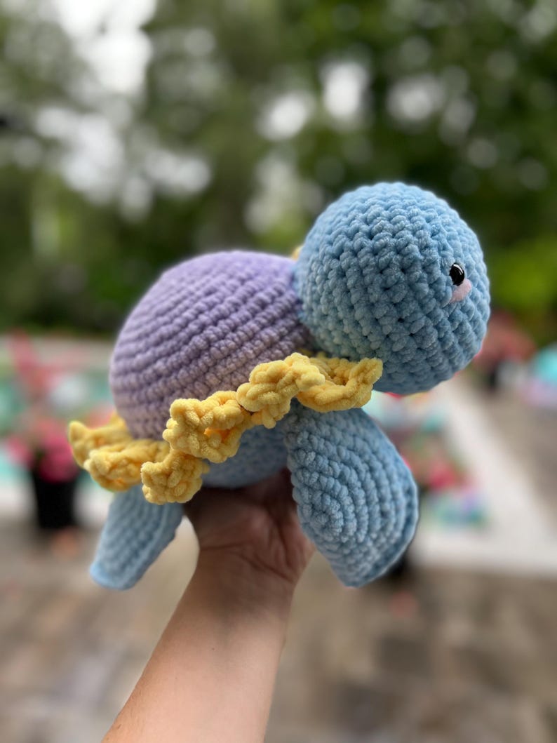 Crochet Sunflower Sea Turtle - Etsy
