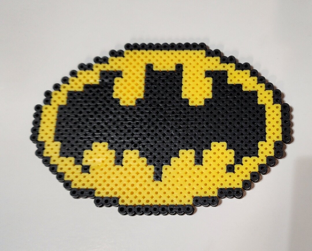 Batman Symbol Perler Beads Artwork - Etsy