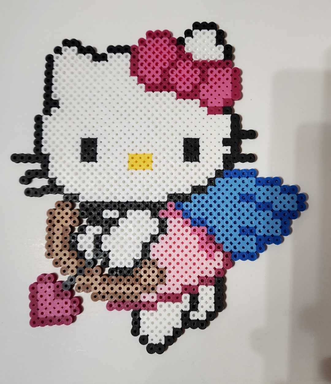 Hello Kitty Bow and Arrow Perler Beads Artwork - Etsy