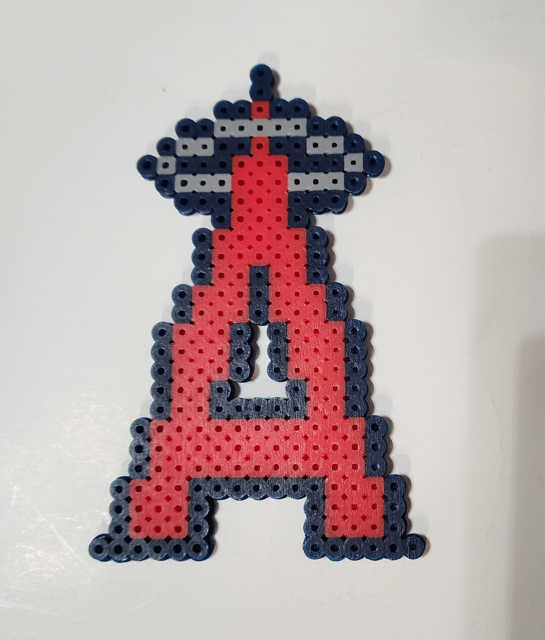 LA Angels Logo Perler Beads Artwork - Etsy