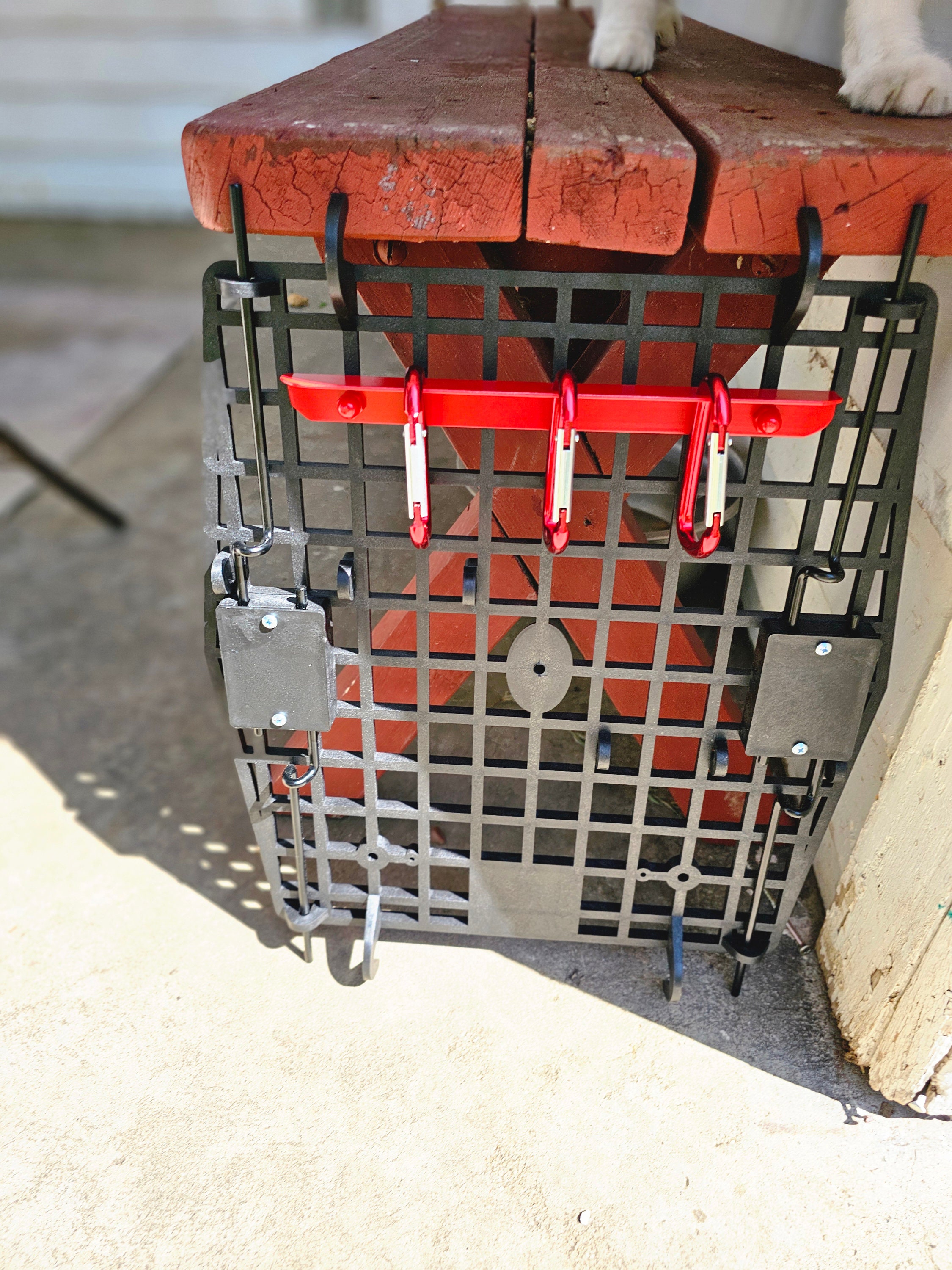 Metal Crate Hanger Rack for Ruffland Kennels Size Medium and Mid Dog ...