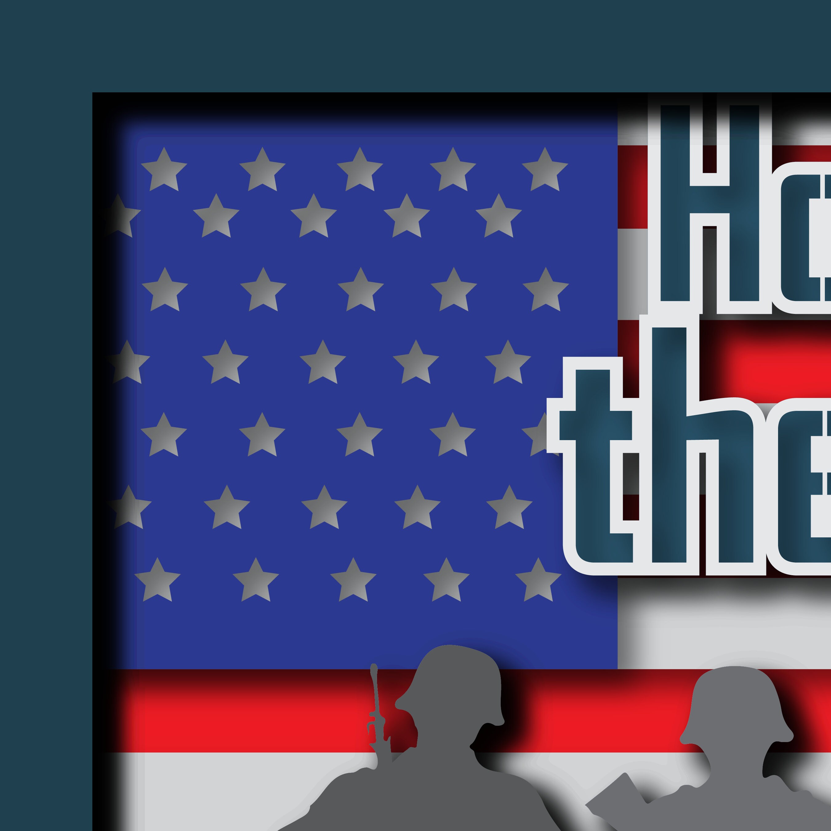 Veteran Shadow Box SVG, Military Shadow Box, Patriotic Layered Paper ...
