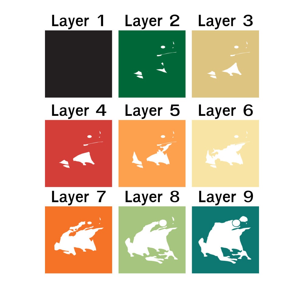 Frog Shadow Box SVG ,frog Svg ,frog Paper Cut ,frog Cardstock 3d Svg ...