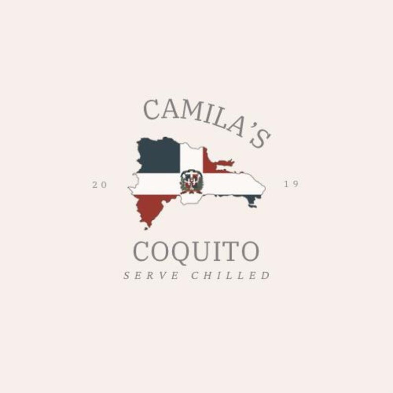 Custom Coquito Label / Coquito Logo / Digital Download / Dominican ...