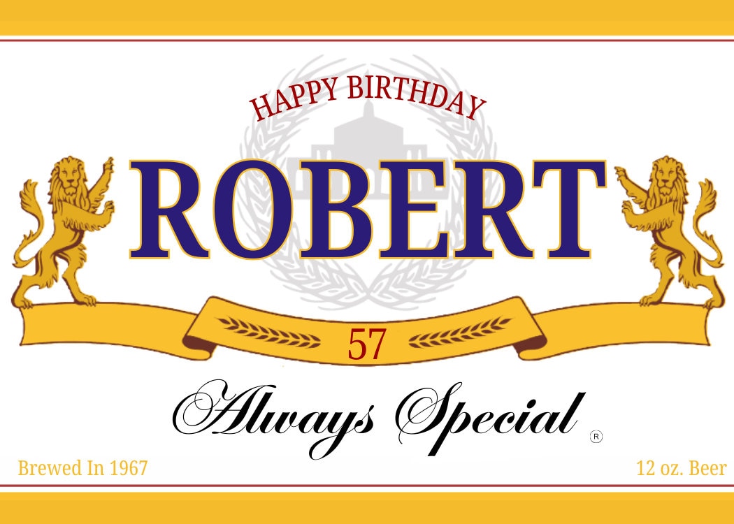 Custom Modelo Beer Label 12oz – Digital Download – Personalized Beer ...