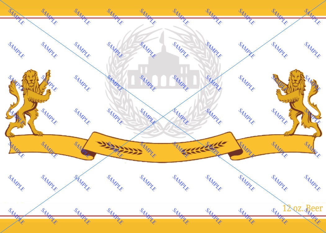 Modelo Blank Beer Label / Customizable Beer Label / PNG / PDF / JPG - Etsy