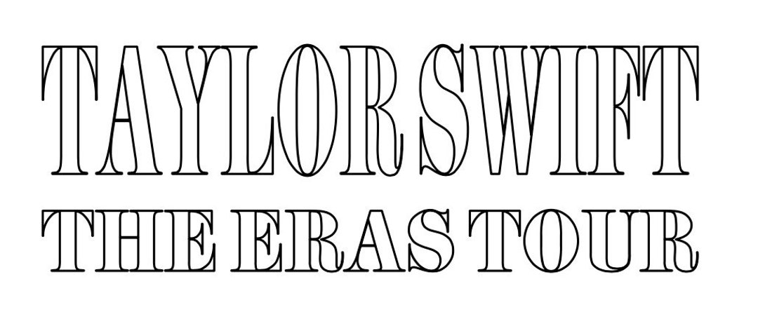 Taylor Swift the Eras Tour Logo - Etsy