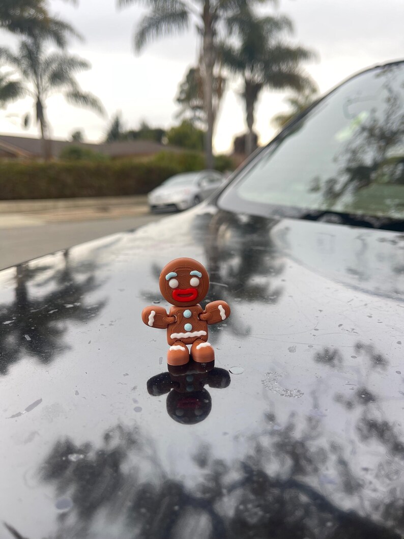 Mini Gingerbread Man | 3D Printed Articulated | Fidget | Holiday Decor ...