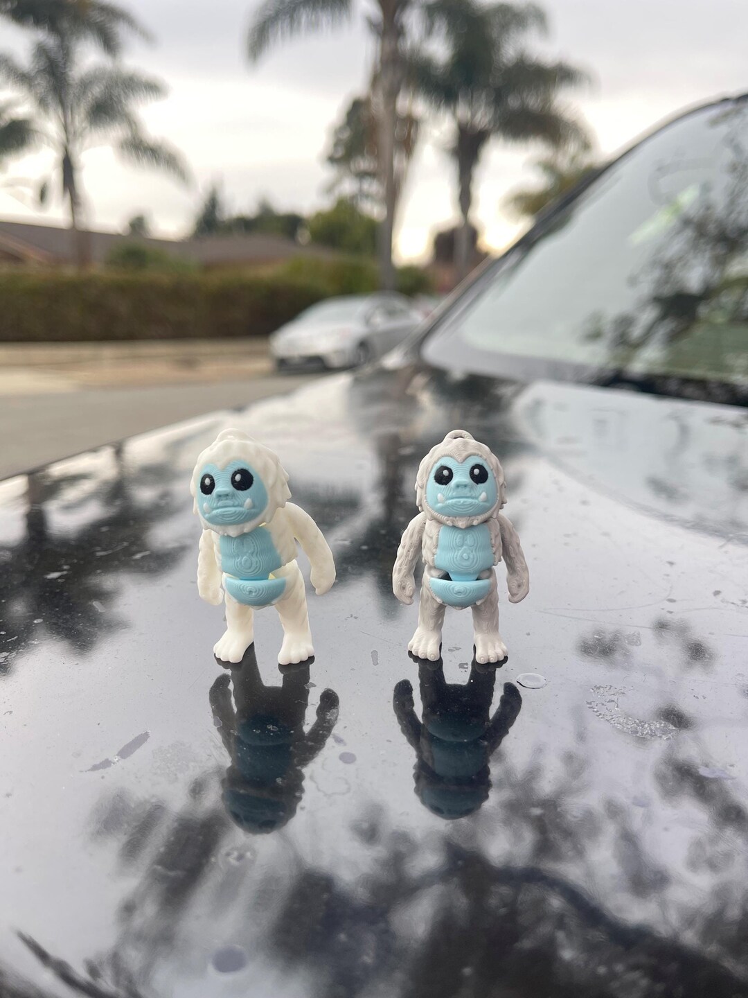 Flexi Yeti | Big Foot | 3D Printed Articulated | Fidget | Holiday Decor ...