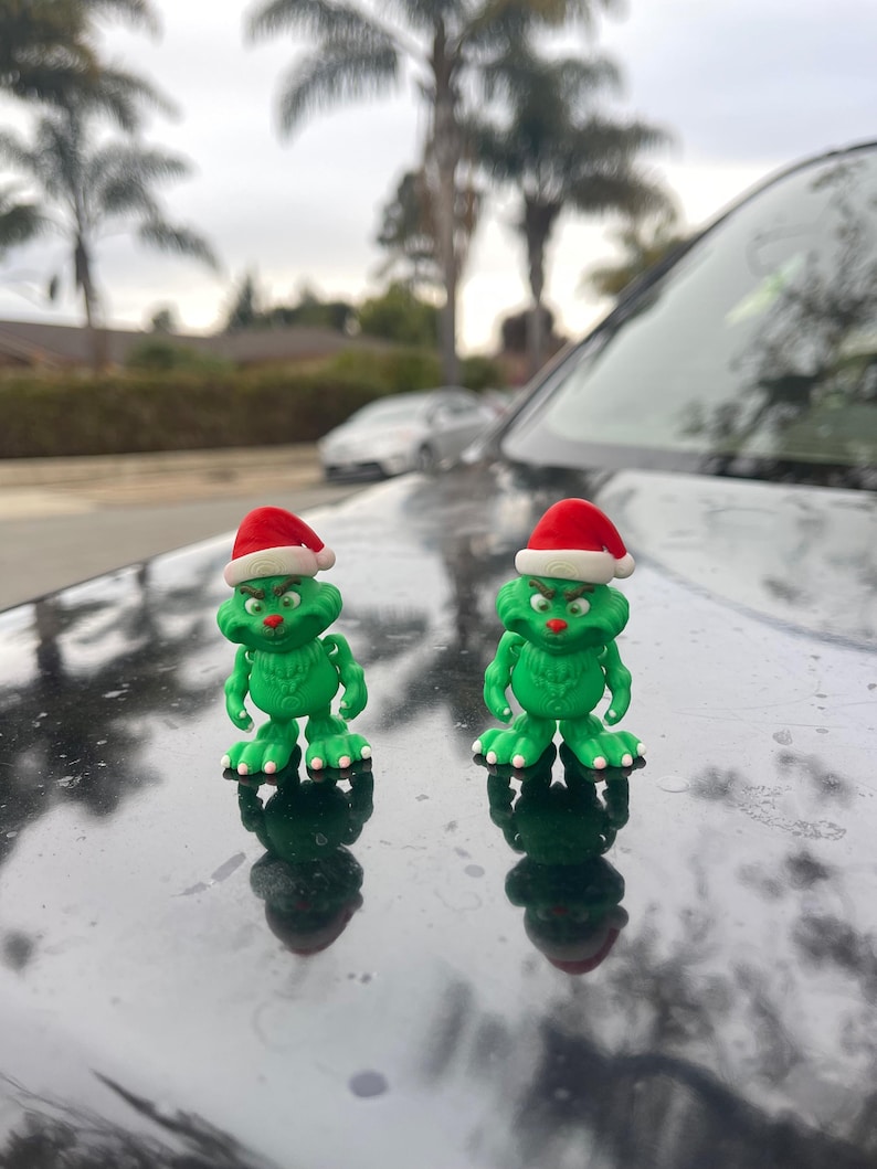 Mini Green Grinch WITH Hat | Articulated | Fidget | 3D Printed ...