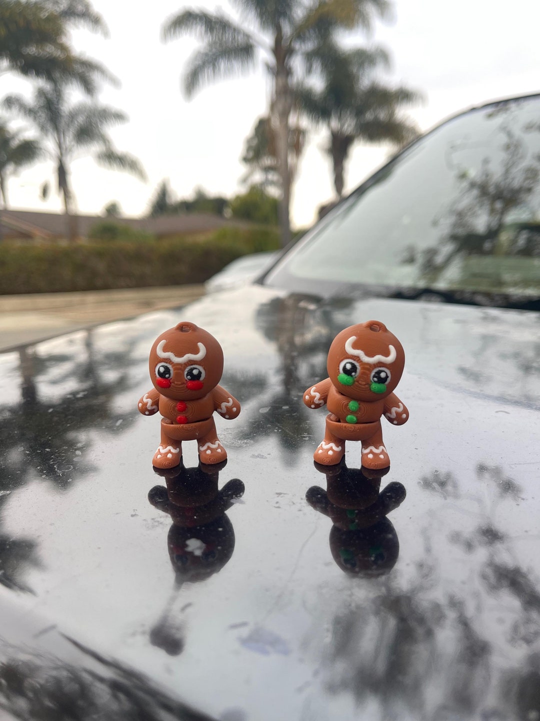 Chubby Gingerbread Man | 3D Printed Articulated | Fidget | Holiday ...