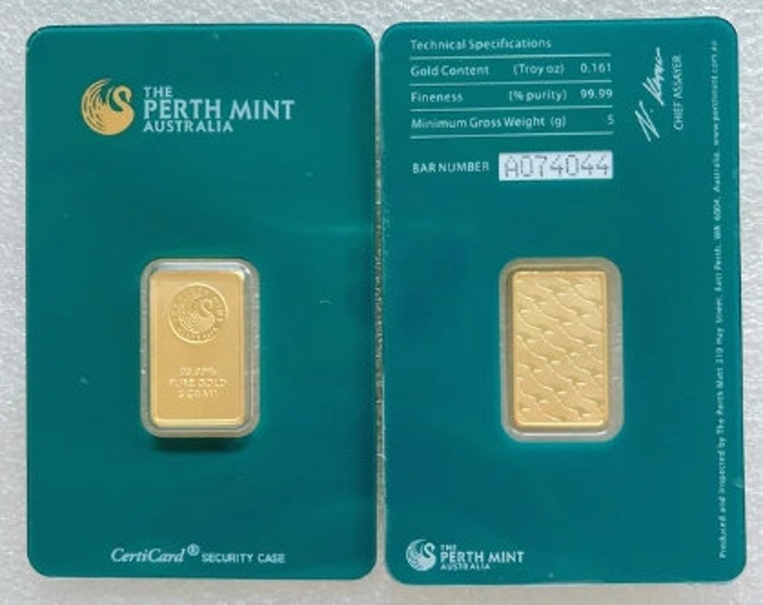 5g Gold Bar High Quality Gold Plated Bars - Etsy