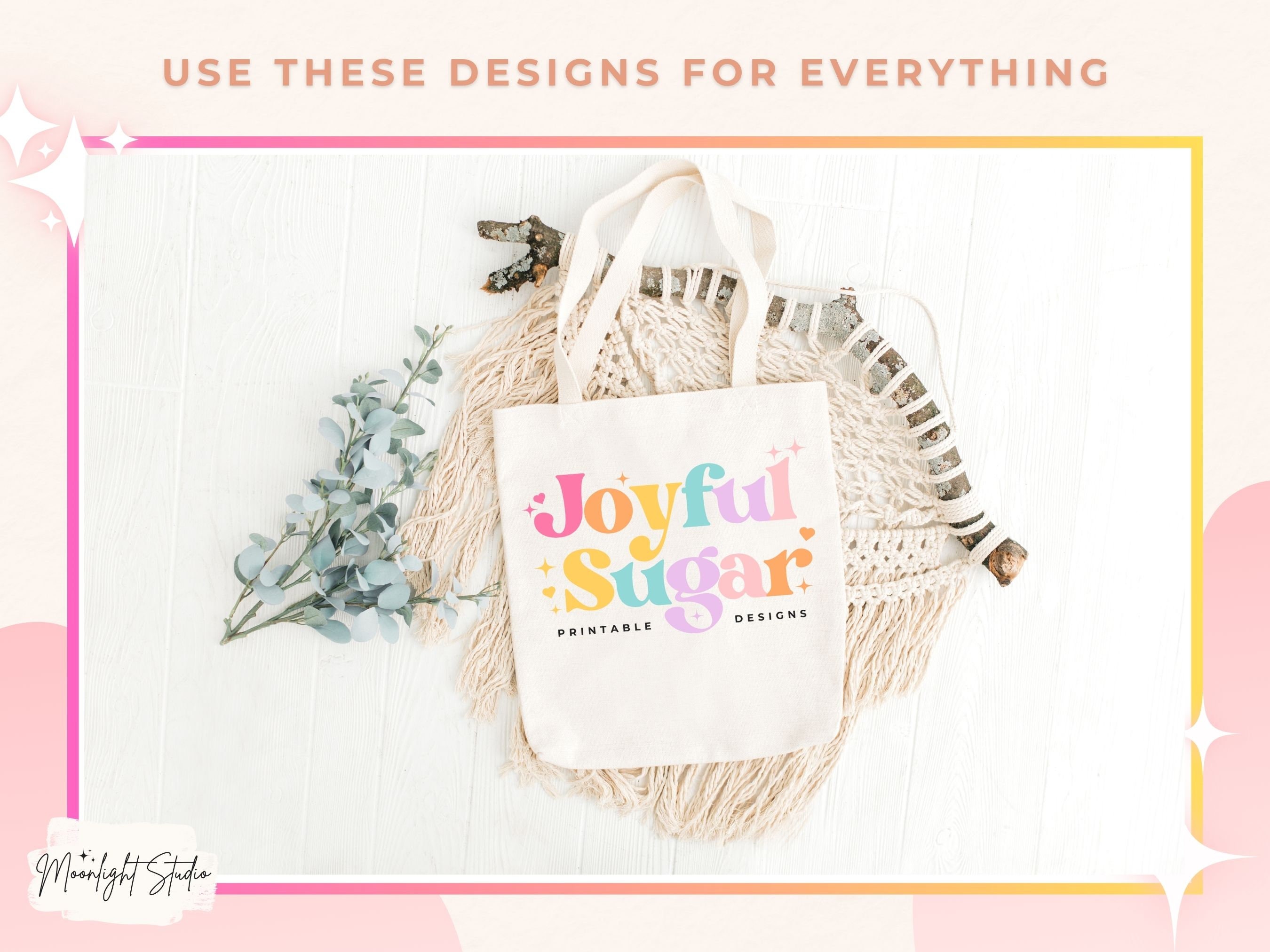 Joyful Rainbow Logo Design Template, Editable Canva Logo Design, Retro ...