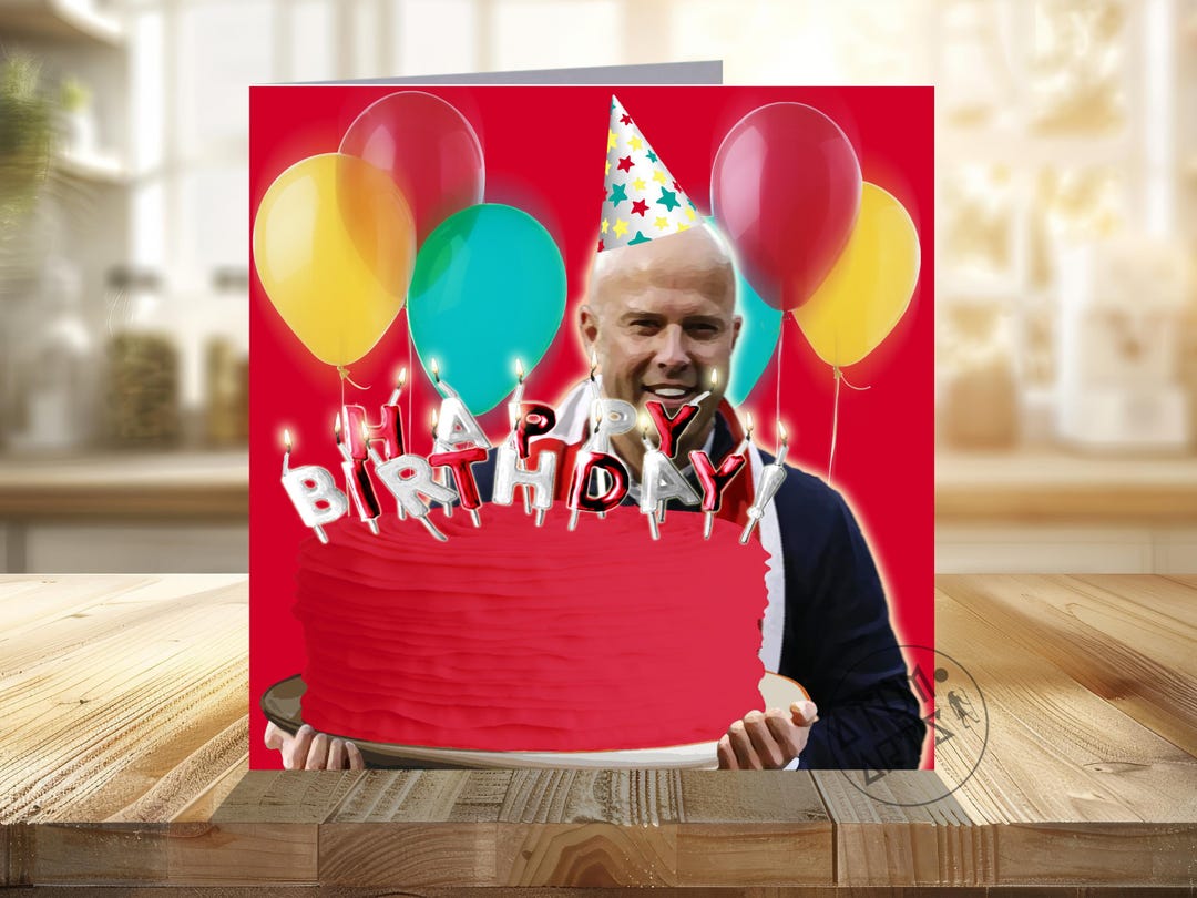 Arne Slot - Liverpool Happy Birthday Card - Etsy