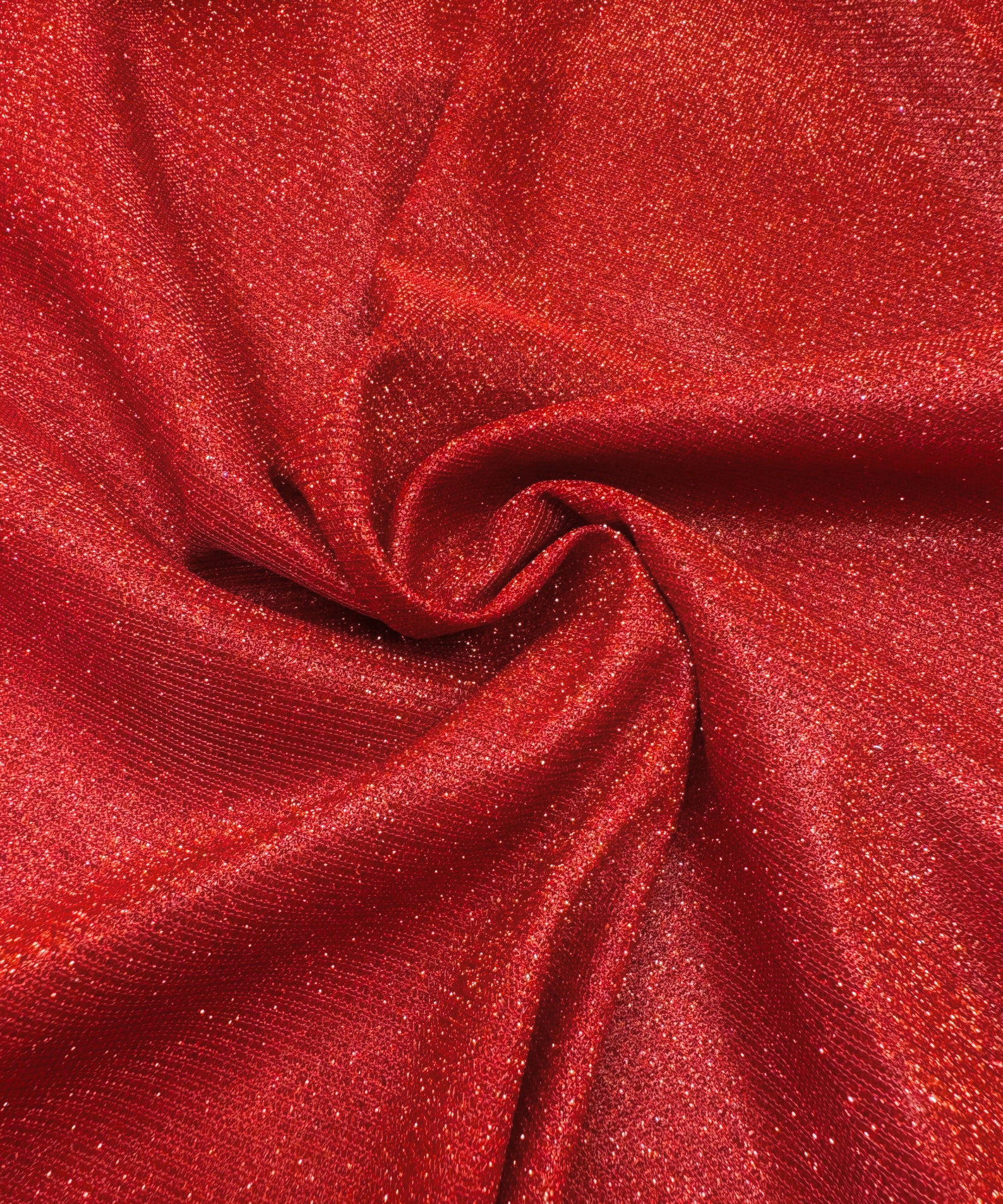 Red Lurex Glitter Fabric, Red Glitter Spandex Knit Fabric by the Yard ...