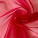 Red Organza Fabric by the Yard, Red Sparkle Crystal Organza Fabric, Red ...