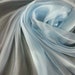 Light Blue Organza Fabric by the Yard, Baby Blue Organza Fabric, Baby ...
