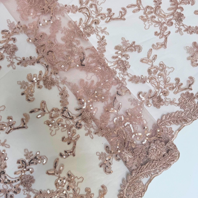 Embroidered Roses Lace - Etsy