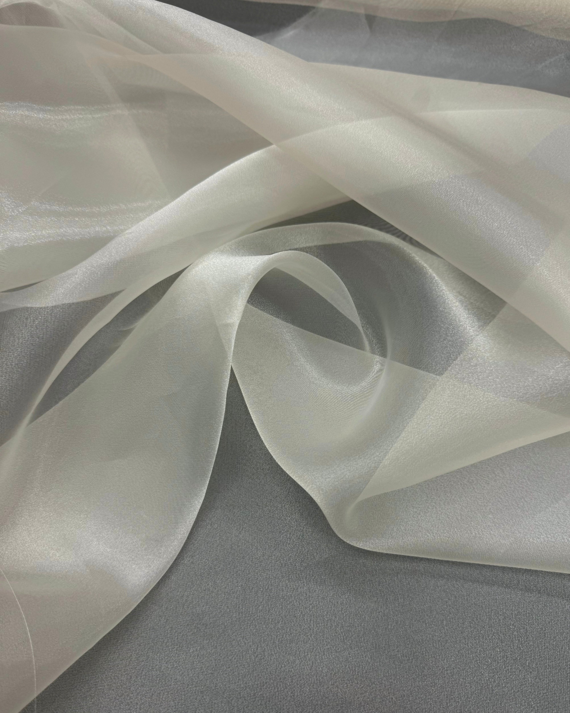 Ivory Organza Fabric by the Yard, Ivory Crystal Organza Fabric, Ivory ...