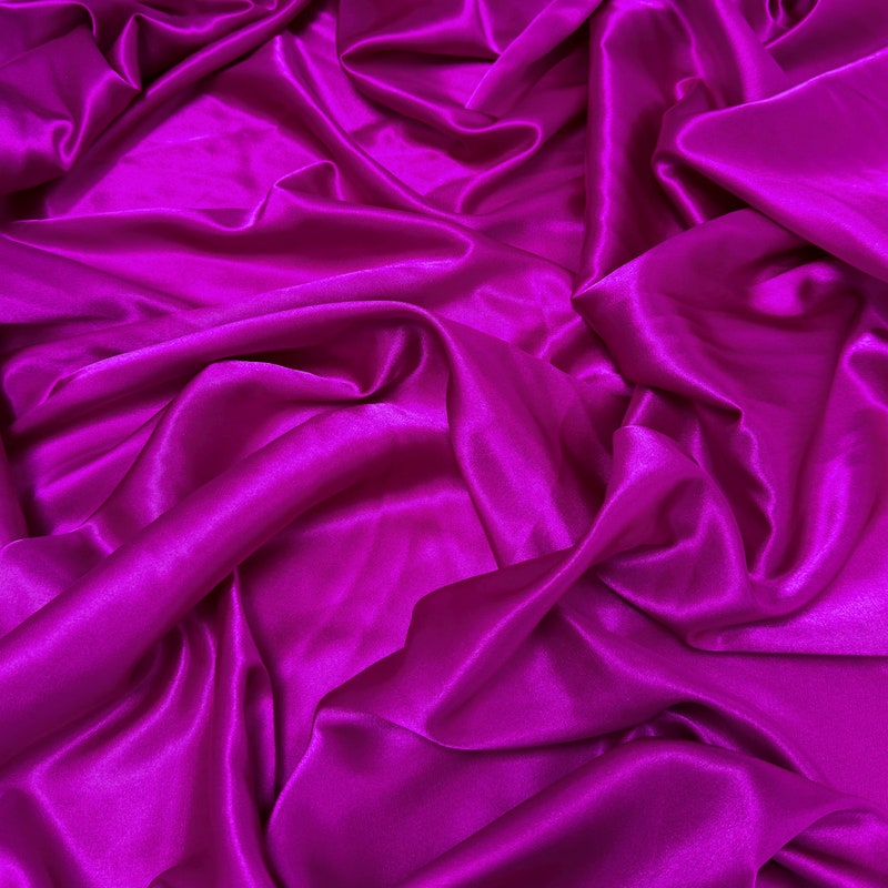 Magenta Silk Fabric - Etsy