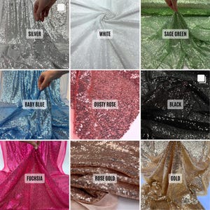 Iridescent Sequins on Mesh, 3mm Sequin Fabric by the Yard, 54 Wide ...