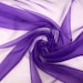 Purple Organza Fabric by the Yard, Purple Crystal Organza Fabric ...
