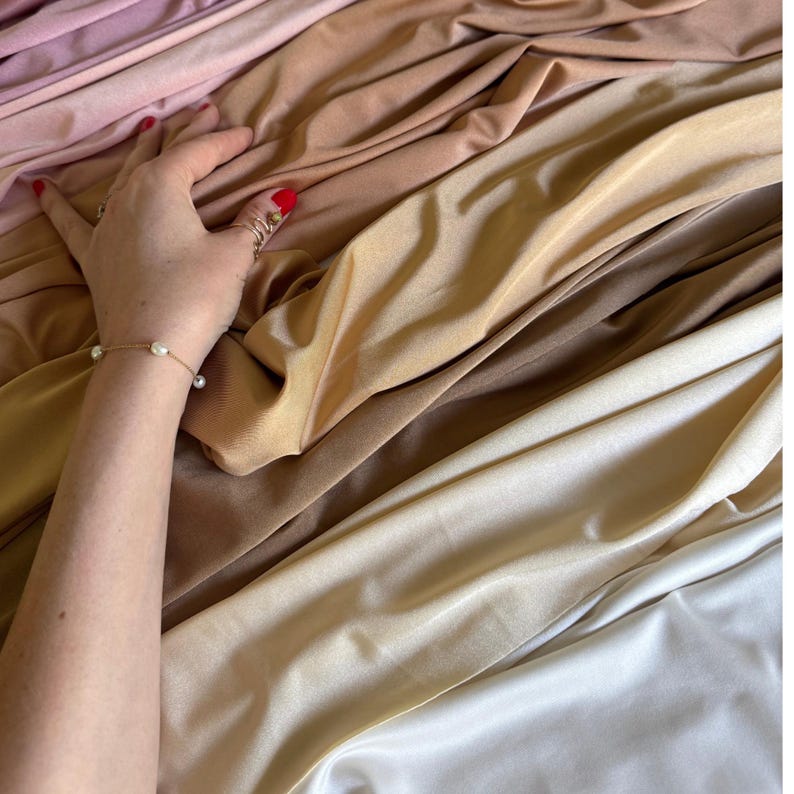 Skin Tones Nylon Spandex Fabric by Yard 4-way Stretch, Nude Milliskin ...