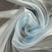 Light Blue Organza Fabric by the Yard, Baby Blue Organza Fabric, Baby ...