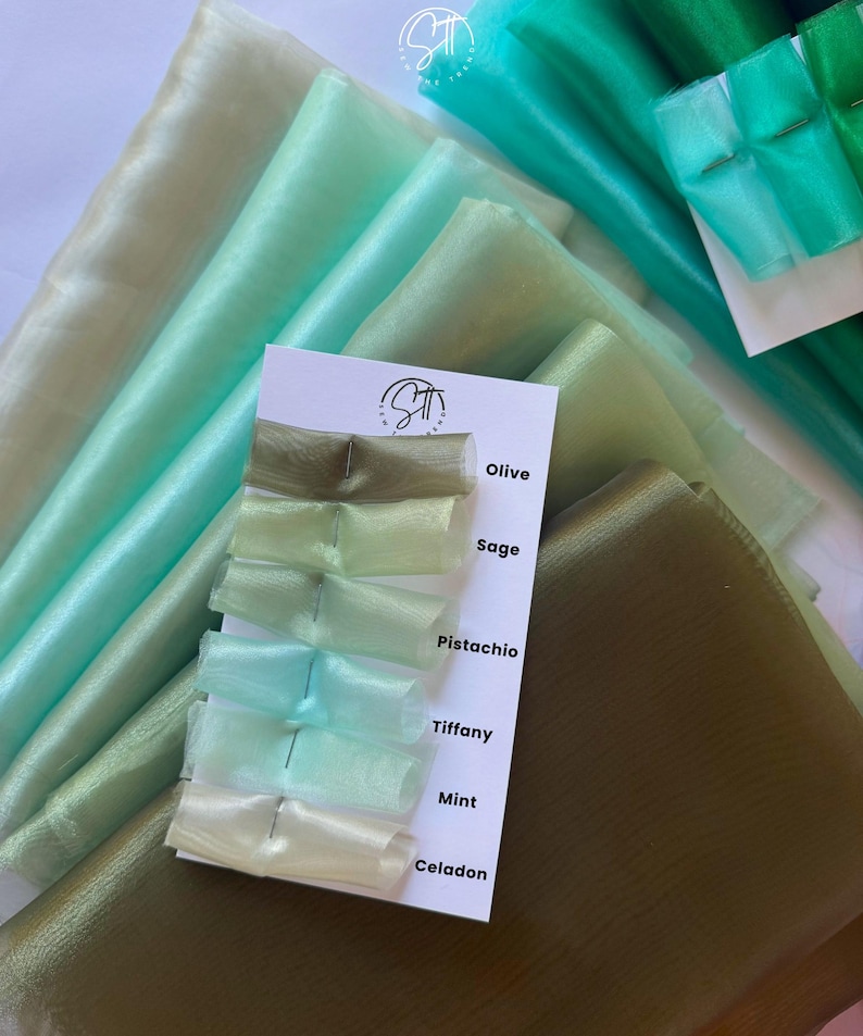 Premium Sheer Organza Fabric by Yard 60" Wide: Crystal Organza Sheer ...