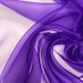 Purple Organza Fabric by the Yard, Purple Crystal Organza Fabric ...