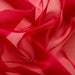 Red Organza Fabric by the Yard, Red Sparkle Crystal Organza Fabric, Red ...