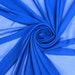 Royal Blue Chiffon Fabric by the Yard, Matte Blue Chiffon Draping ...