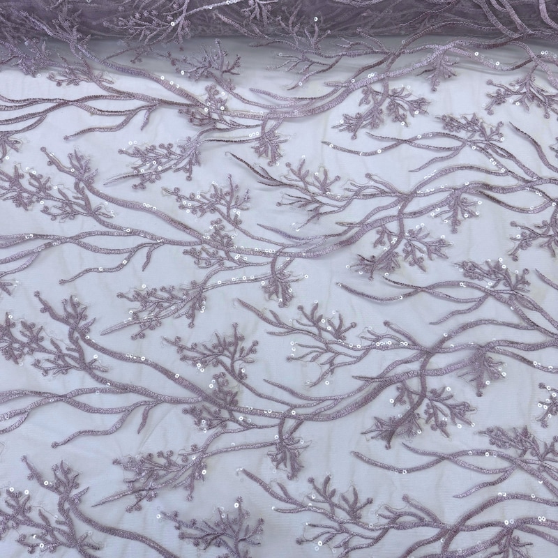 Lilac Floral Fabric - Etsy